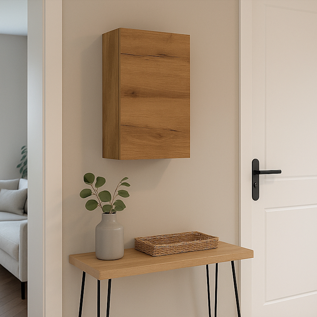 Cache tableau électrique Bois – Clim-Box