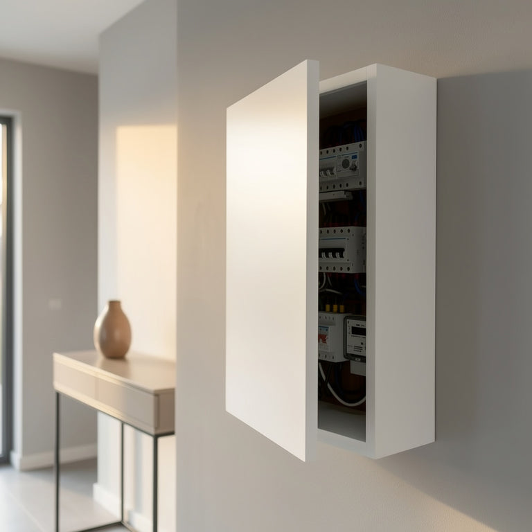 Cache tableau électrique bois "SUR MESURE" – Clim-Box